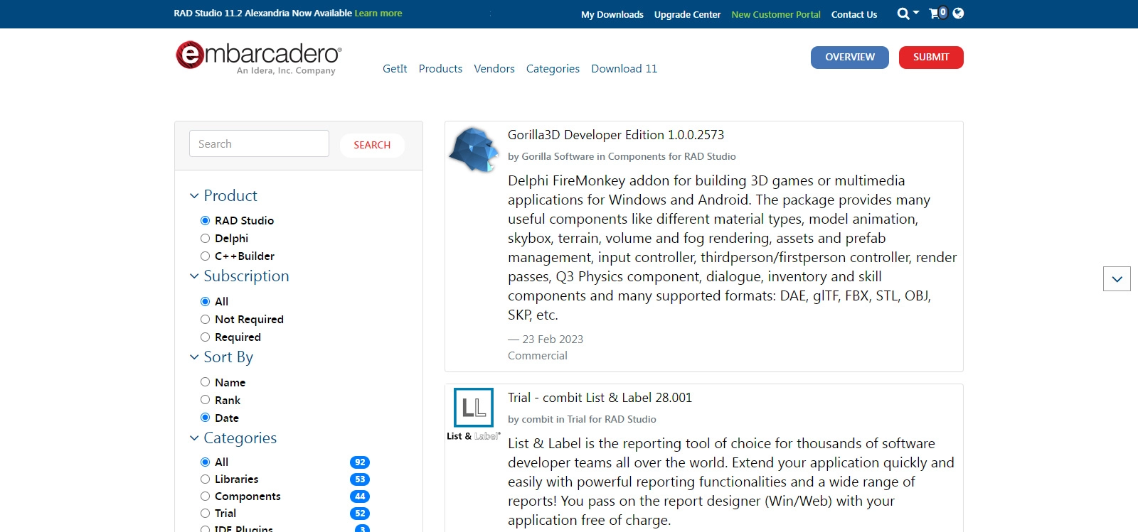 Delphi - Embarcadero